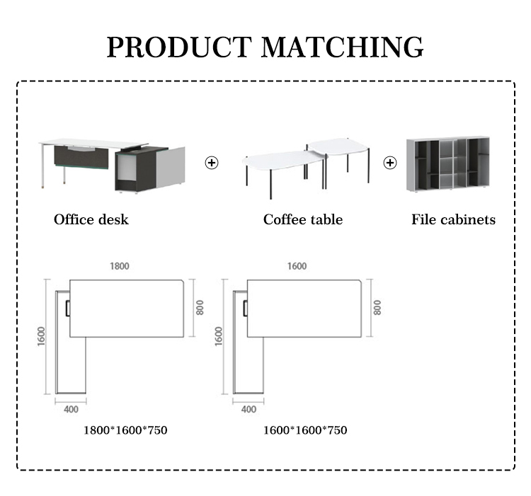 Cheap l shaped desk with storage manufacturer in office furniture from ...